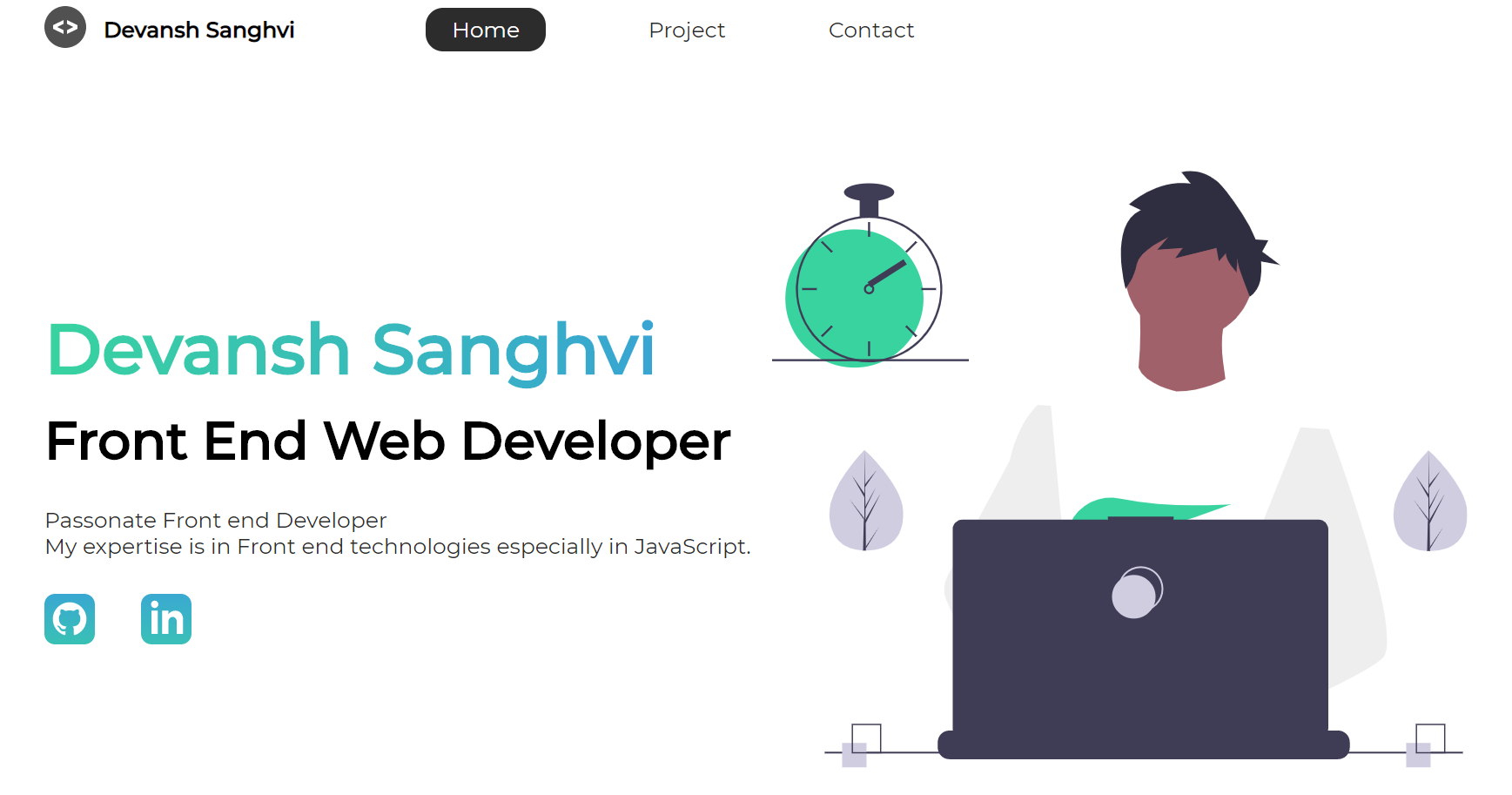 Devansh Sanghvi | Front End Web Developer